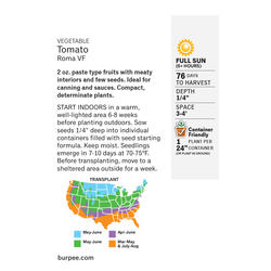 Burpee® Roma Tomato Vegetable Seeds at Menards®