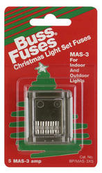 Cooper Bussmann® 3-Amp Fast-Acting Christmas Light Set Fuse - 5 Pack at ...