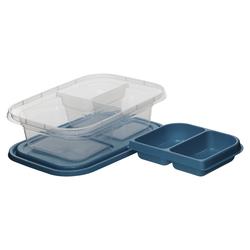 GoodCook EveryWare Bento Box Plastic Container Food Storage - 2 Piece ...