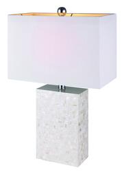 Canarm Camilla White Pearl 1 Light Table Lamp at Menards®