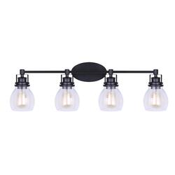Canarm Inc. Carson Black 4-Light Vanity Light at Menards®