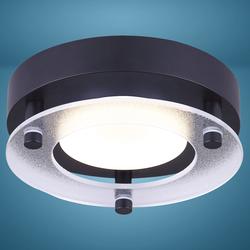 Patriot Lighting® Raiden Black Integrated LED Flush Mount Ceiling Light ...