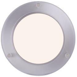 Patriot Lighting® Raiden Brushed Nickel Integrated LED Flush Mount ...