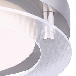 Patriot Lighting® Raiden Brushed Nickel Integrated LED Flush Mount ...