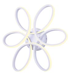 Patriot Lighting® Floralia White Integrated LED Flush Mount Ceiling ...