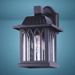 Patriot Lighting® Sante Fe Black Outdoor Wall Light at Menards®