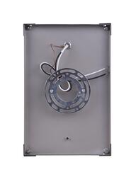 Patriot Lighting® Hendron Matte Black and Gray Outdoor Wall Light at ...