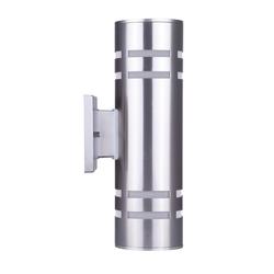 Patriot Lighting® Callum Brushed Nickel Outdoor Wall Light at Menards®
