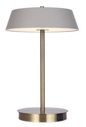 Canarm Jessa LED Gold Table Lamp with Gray Metal Shade at Menards®
