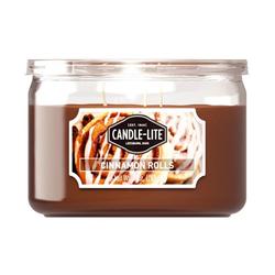 Candle-Lite® 10 oz. Cinnamon Rolls Scented 3-Wick Candle at Menards®