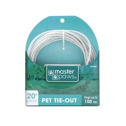 Master Paws® 20' Clear Dog Tie-Out at Menards®