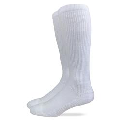 RW Rugged Wear® Men's Over the Calf White 9-13 Compression Socks - 2 ...