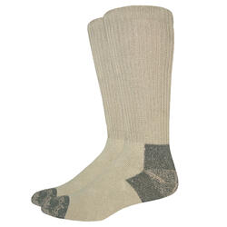 RW Rugged Wear® Men's Cotton Non Binding Crew Khaki Large Work Socks ...