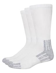 RW Rugged Wear® Men's Cotton Crew White Large Work Socks - 3 Pairs at ...