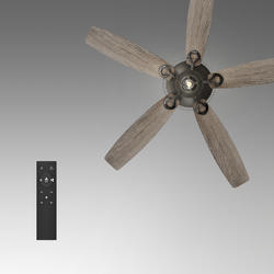 CARRO Keller 52" Black Indoor 1-Light Ceiling Fan with Remote at Menards®