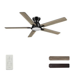 CARRO Byrness 52" Black Indoor LED Ceiling Fan with Remote at Menards®
