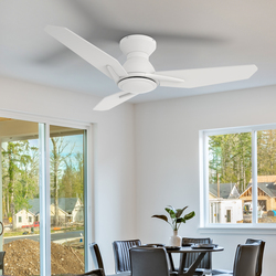 Carro Deville 44 White Indoor Ceiling Fan With Remote At Menards