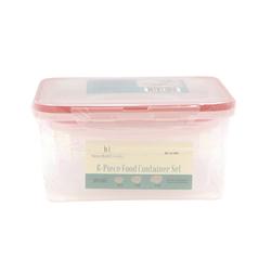 Household Trends™ Plastic Container Food Storage - 6 Piece Set at Menards®