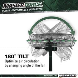 Masterforce® 18" Wall Mount Fan at Menards®