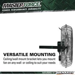 Masterforce® 18" Wall Mount Fan at Menards®