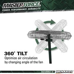Masterforce® 30" Wall Mount Fan at Menards®
