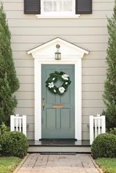 Enchanted Garden™ 22" Spring Wreath Outdoor Wall Art - Assorted Styles ...