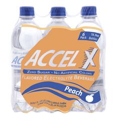Accel X Peach Flavored Electrolyte Beverage - 6 Pack at Menards®
