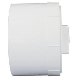 Charlotte Pipe and Foundry 8" Hub PVC Female Adapter with Cleanout Plug ...