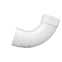 Charlotte Pipe and Foundry 6" Hub 90 Degree PVC Long Sweep Elbow DWV at ...