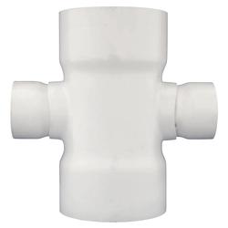 Charlotte Pipe and Foundry 12" x 6" Hub DWV PVC Cross at Menards®
