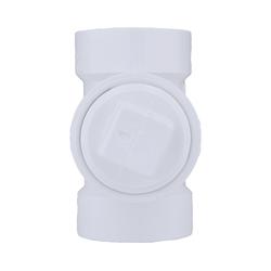 Charlotte Pipe and Foundry 8" Hub DWV PVC Cleanout Tee with Plug at ...