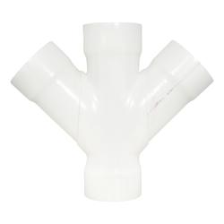 Charlotte Pipe and Foundry 12" Hub DWV PVC Double Wye at Menards®