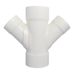 Charlotte Pipe and Foundry 14" x 8" Hub DWV PVC Double Reducer Wye at ...