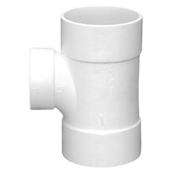 Charlotte Pipe and Foundry 3" x 2" Hub DWV Sch 30 PVC Reducing Sanitary ...