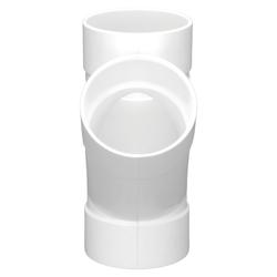 Charlotte Pipe and Foundry 3" Hub DWV Sch 30 PVC Double Sanitary Wye at ...