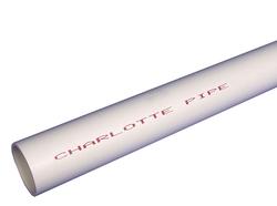 Charlotte Pipe and Foundry 1" x 10' Solid Core Plain End Sch 40 PVC ...