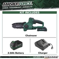 Masterforce® 20-Volt Brushless Cordless 6" Chainsaw at Menards®