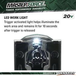 Masterforce® 20-Volt Brushless Cordless Jig Saw - Tool Only at Menards®