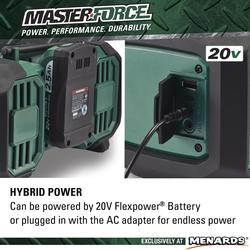 Masterforce® 20-Volt Cordless Jobsite Radio - Tool Only at Menards®