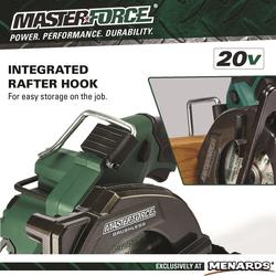 Masterforce® Ultra Compact 20-Volt Cordless 4-1/2" Circular Saw - Tool ...