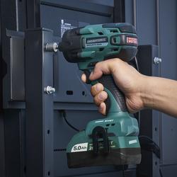 Masterforce BOOST® 20-Volt Brushless Cordless 1/4" Impact Driver Kit at ...