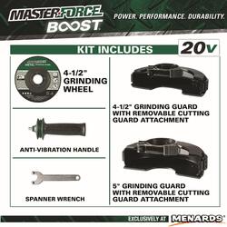 Masterforce BOOST® 20-Volt Brushless Cordless 4-1/2"/5" Paddle Switch ...