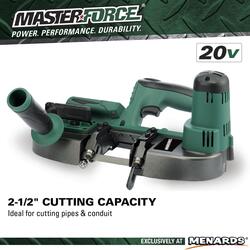 Masterforce® 20-Volt Cordless Band Saw - Tool Only at Menards®