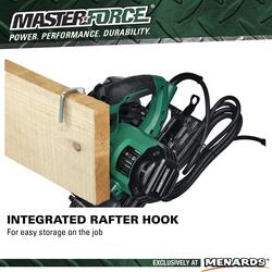 Masterforce® 15-Amp Corded 7-1/4" Circular Saw with Electric Brake at ...