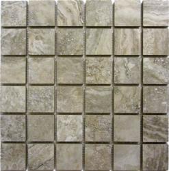 Florim USA Millennium Grey 12 x 12 Glazed Porcelain Mosaic Tile at Menards®