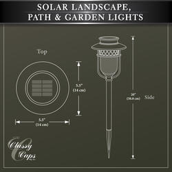 Classy Caps Solar LED Black Landscape Light - 4-Pack at Menards®