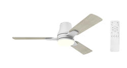 Pinegreen Lighting 42" Matte White Indoor LED Ceiling Fan with Remote ...