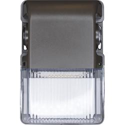 Patriot Lighting® Bronze LED Dusk-to-Dawn Outdoor Security Wall Pack ...