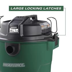 Masterforce® 16 Gallon 6.5 Peak HP Wet/Dry Vacuum at Menards®
