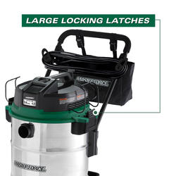 Masterforce® 14 Gallon 6.5 Peak HP Stainless Steel Wet/Dry Vacuum at ...